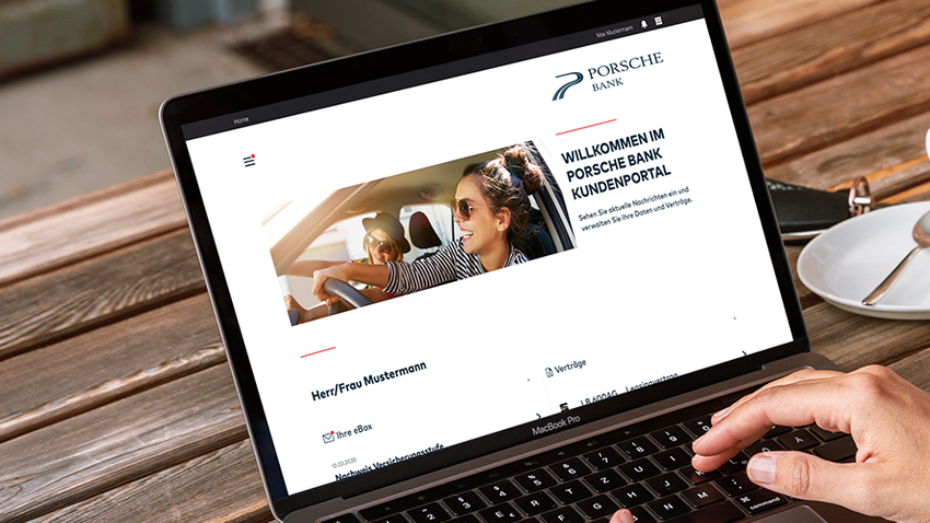 Porsche Bank customer portal » Go to login & registration